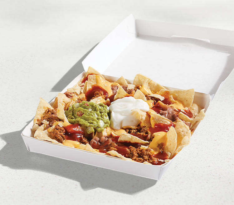 Taco Bell Nachos Totalmente Carregados