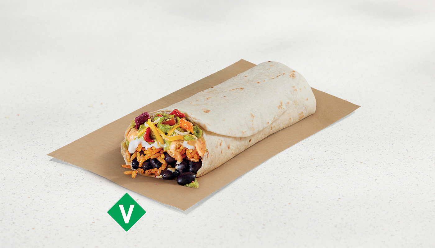 Taco Bell Fiesta Veggie Burrito