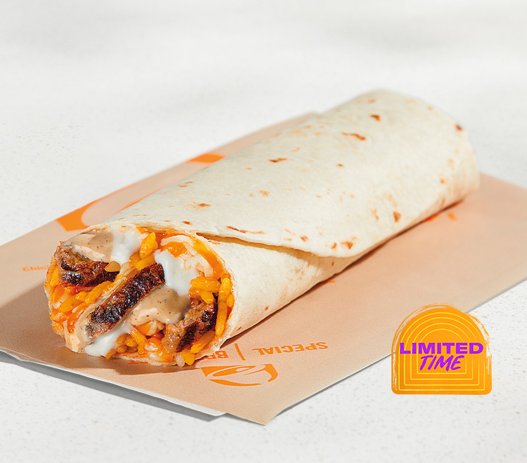Taco Bell Cantina Biff Burrito