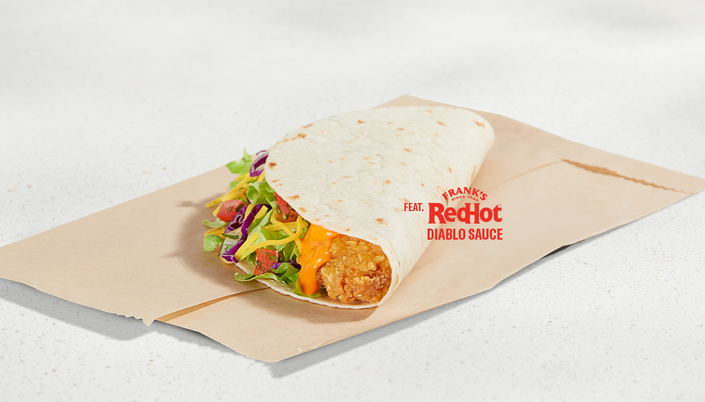 Frank's RedHot® Diablo Crispy Chicken Soft Taco | Taco Bell®