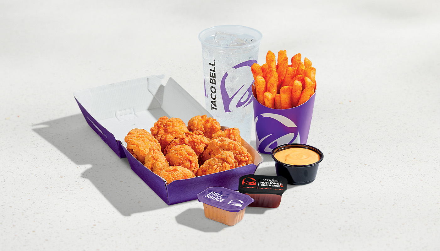 10 Piece Crispy Chicken Nuggets Combo | Taco Bell®